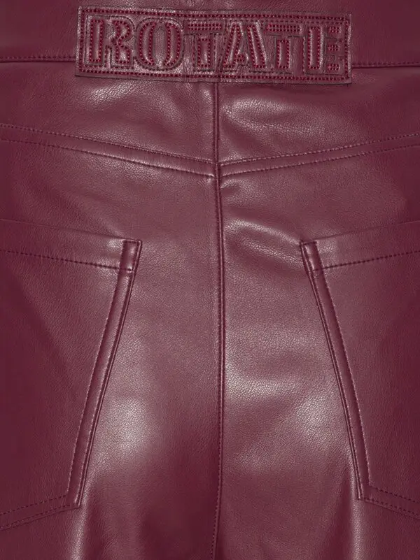 ROTATE BY BIRGER CHRISTENSEN Paneled Wide-leg Trousers