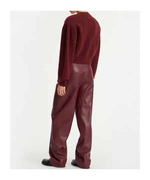ROTATE BY BIRGER CHRISTENSEN Paneled Wide-leg Trousers