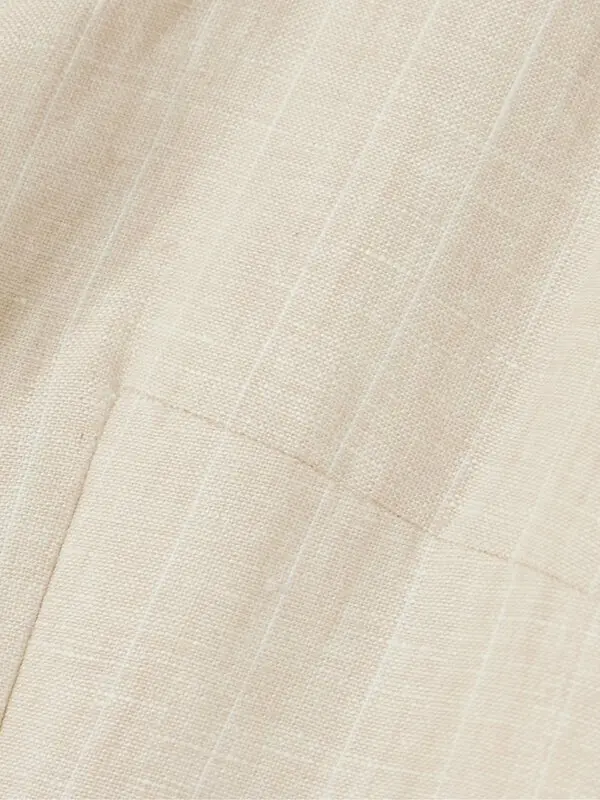 Posse Lucille Pinstriped Linen Vest