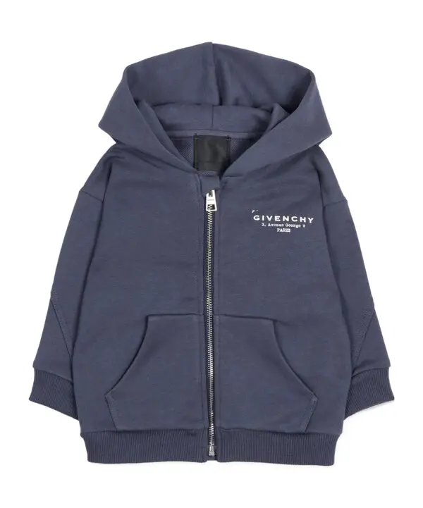 Givenchy Zip-up Hoodie - Blue