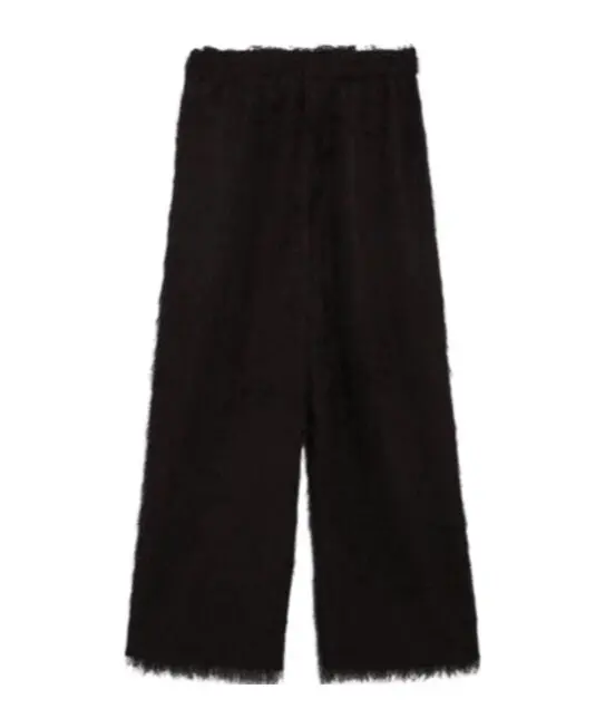THE FRANKIE SHOP Fringed Wide Leg Trousers