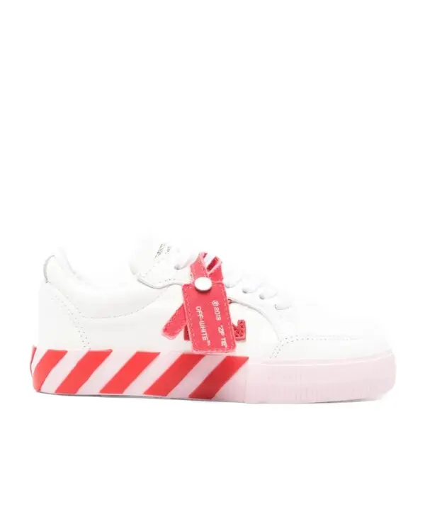 Off-White Lace-up Low-top Sneakers - Pink