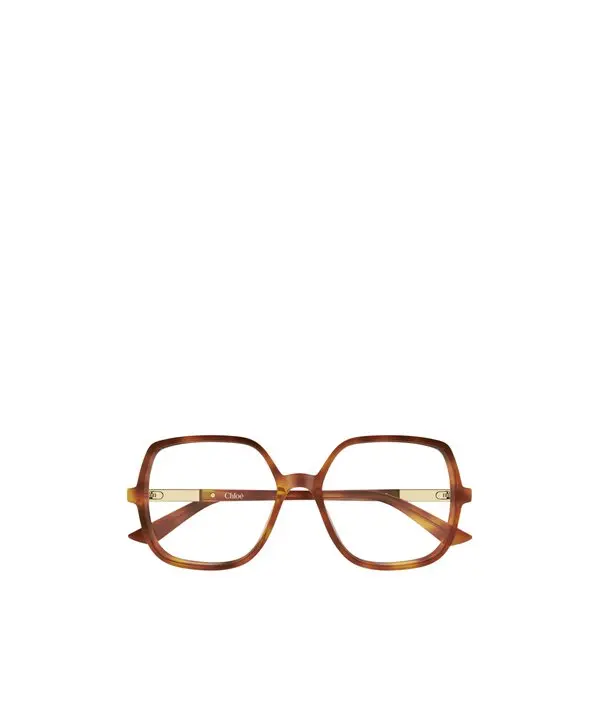 Chloé Eyewear Square Frame Full Rim Glasses - Brown