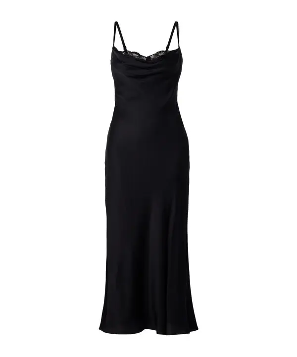 Staud Evangeline Lace-trimmed Slip Dress