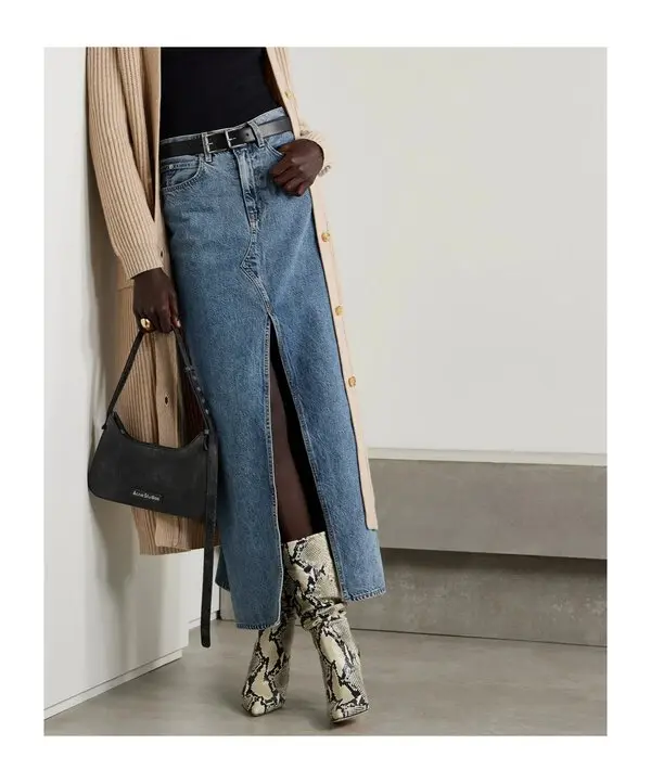 SLVRLAKE Denim Maxi Skirt
