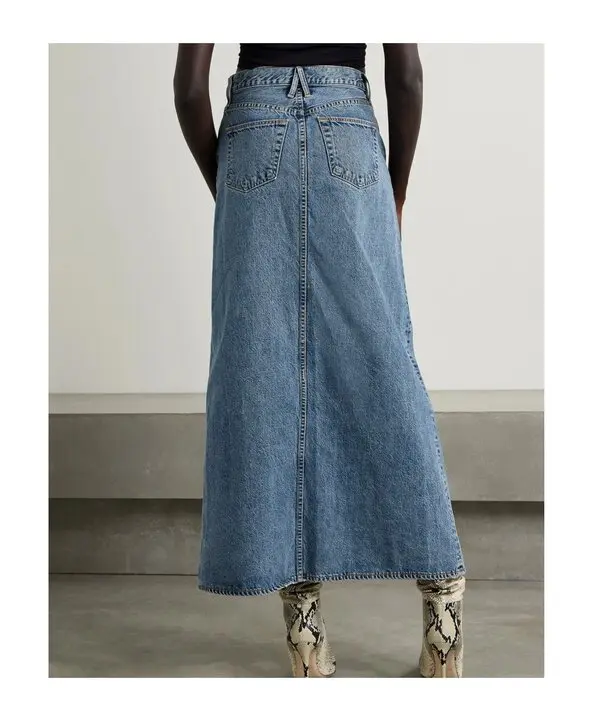 SLVRLAKE Denim Maxi Skirt
