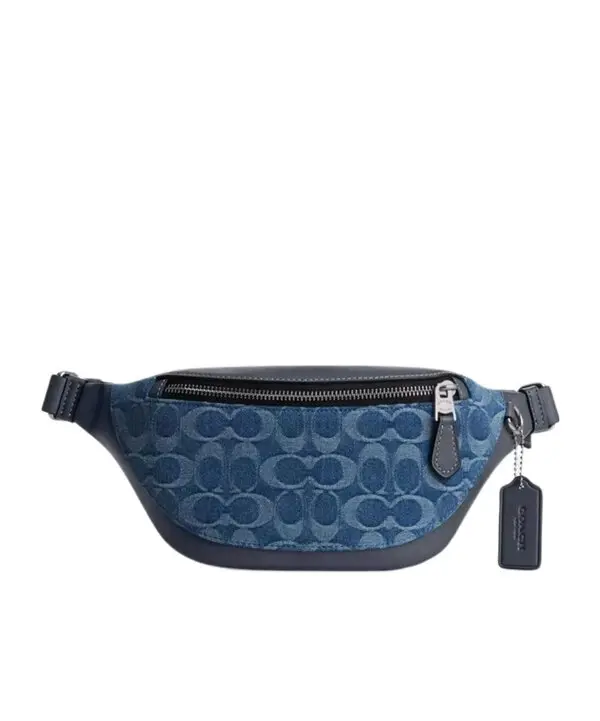 COACH Warren Monogrammed Waist Bag - Blue