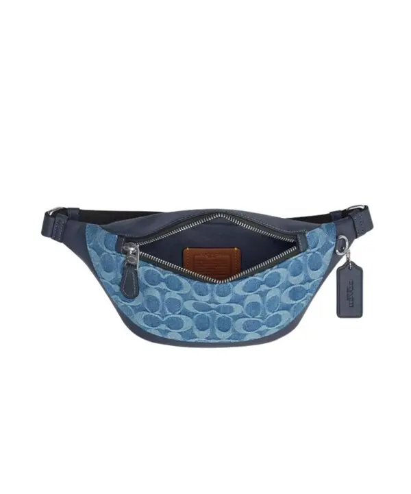 COACH Warren Monogrammed Waist Bag - Blue