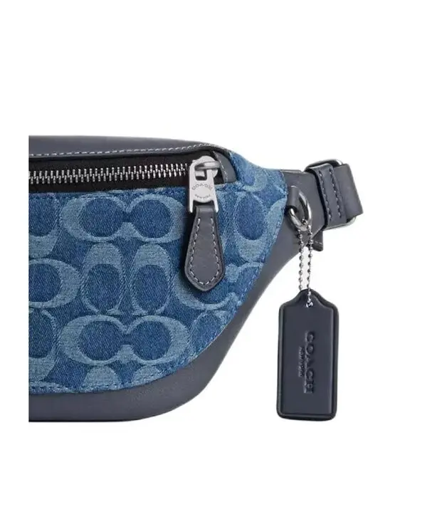 COACH Warren Monogrammed Waist Bag - Blue