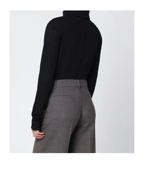 ENTIRE STUDIOS Wool Zip-collar Top
