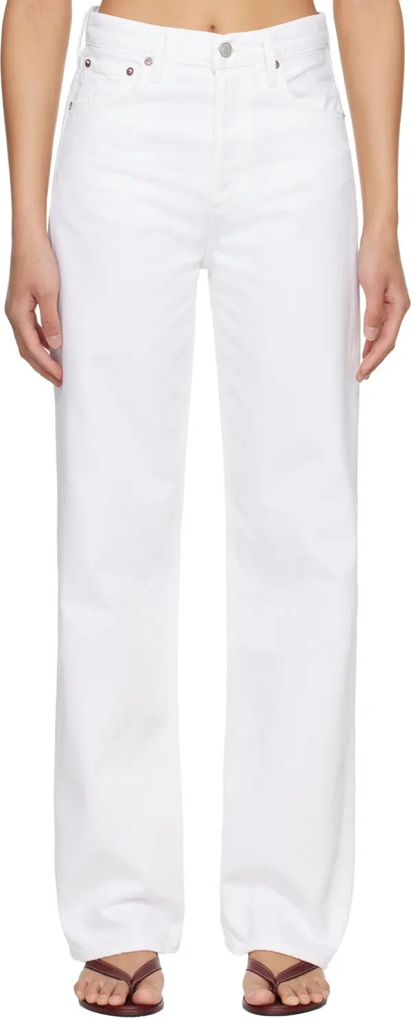 AGOLDE Ren Jean 32 - Marshmallow