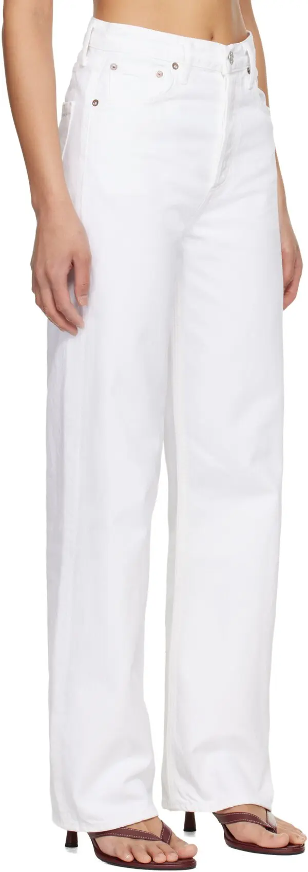 AGOLDE Ren Jean 32 - Marshmallow