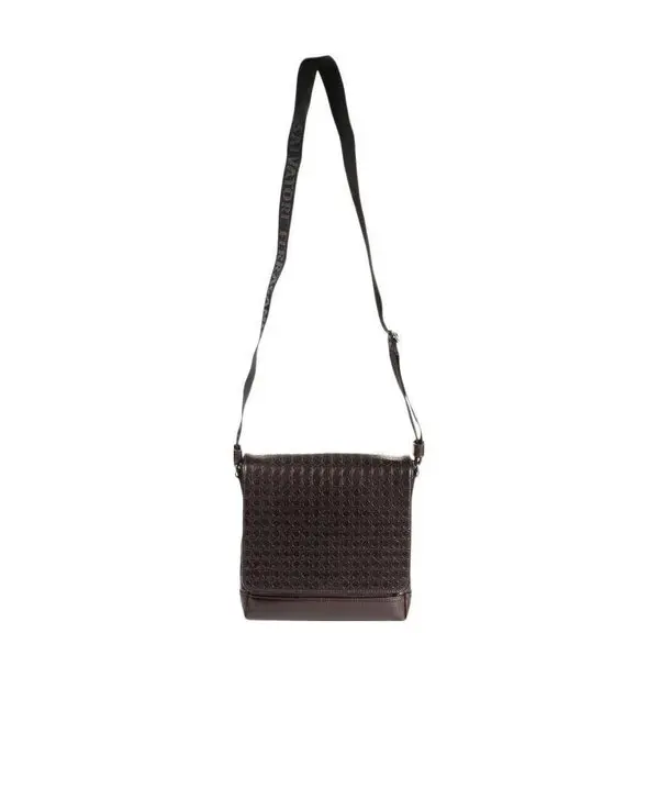 FERRAGAMO Logo Detail Crossbody Bag - White