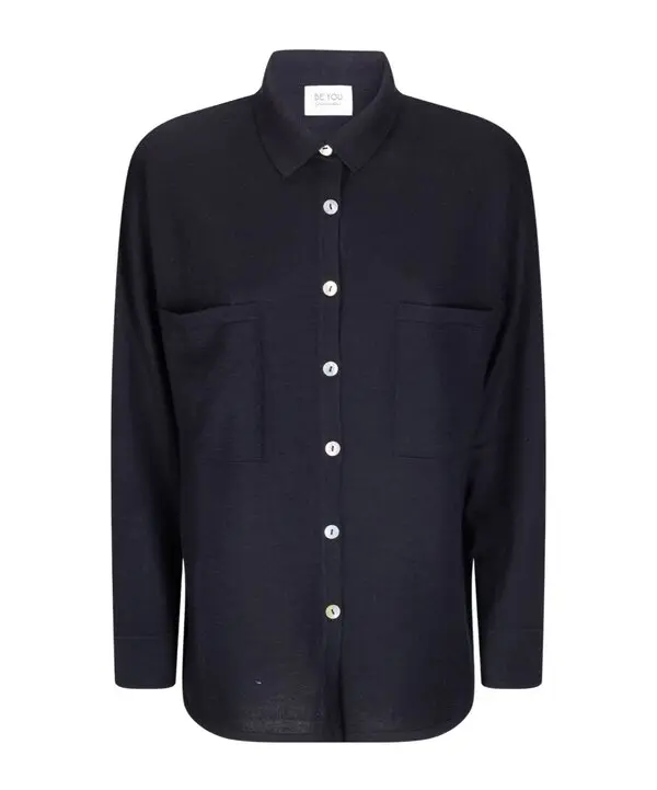 BE YOU Button-front Shirt Cardigan