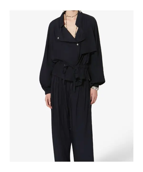 Isabel Marant Étoile Gwenola Long Sleeved Drawstring Jacket