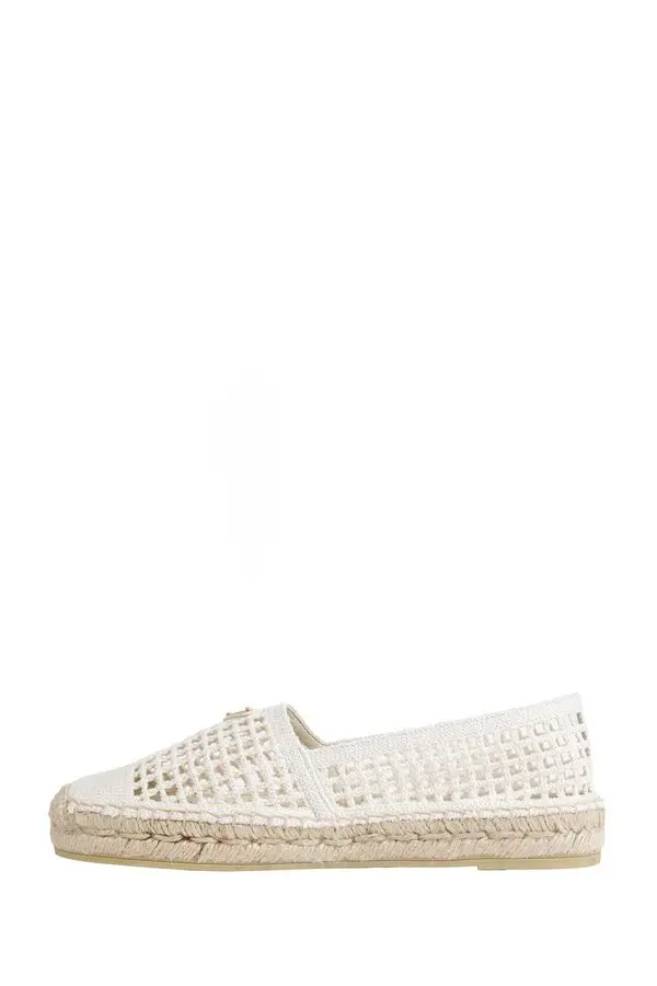 Prada Crocheted Flat Espadrilles