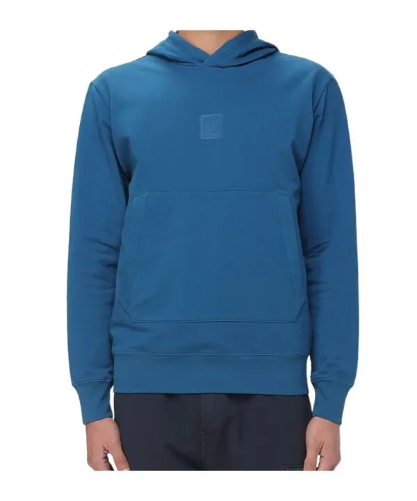 C.P. COMPANY Kangaroo-pocket Hoodie - Blue