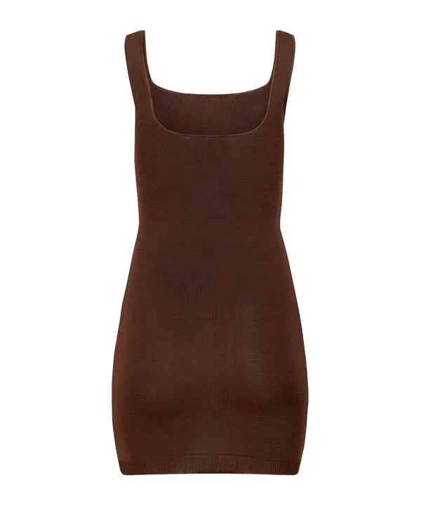 ENTIRE STUDIOS Square-neck Mini Dress
