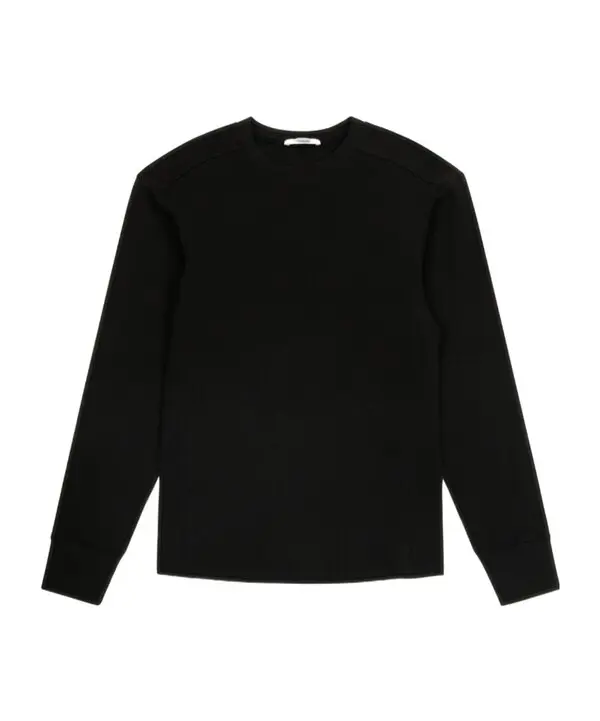 ENTIRE STUDIOS Thermal Long Sleeve T-shirt - Black