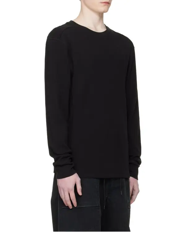 ENTIRE STUDIOS Thermal Long Sleeve T-shirt - Black