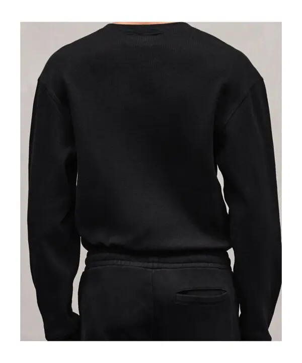 ENTIRE STUDIOS Thermal Long Sleeve T-shirt - Black
