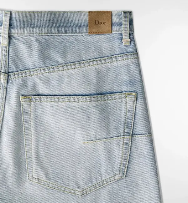 Dior Flared Jeans With Silver-finish Cd Signature