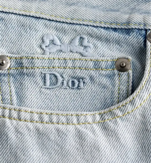 Dior Flared Jeans With Silver-finish Cd Signature