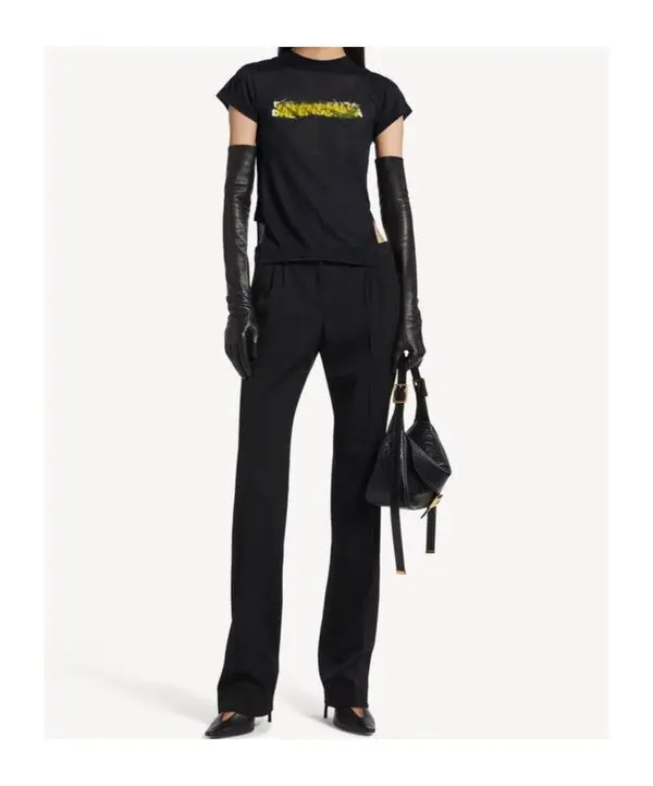 Balenciaga Logo Detailed Asymmetrical T-shirt