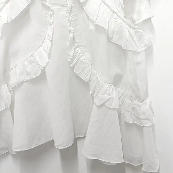 Isabel Marant Étoile Nalou Ruffled Top - White