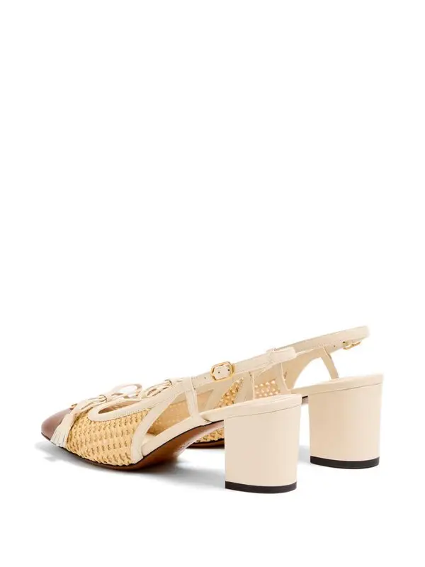 Valentino Garavani Woven Slingback High Heel Pumps