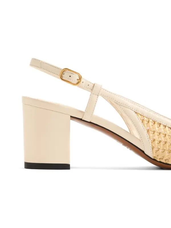 Valentino Garavani Woven Slingback High Heel Pumps