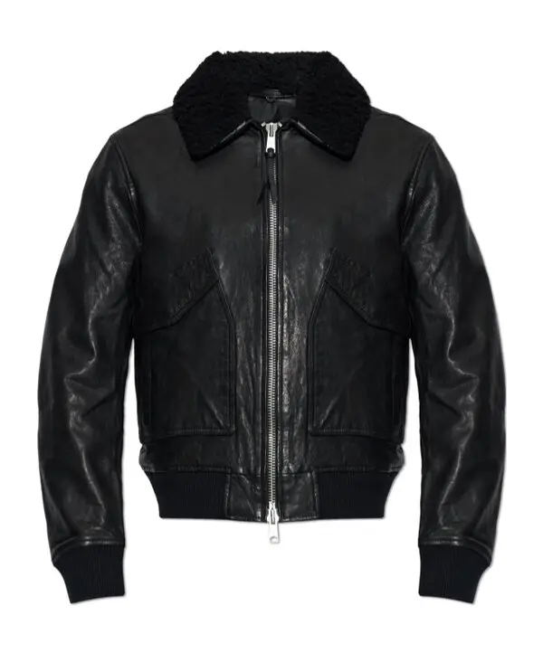 ALLSAINTS Vaucluse Shearling Collar Jacket
