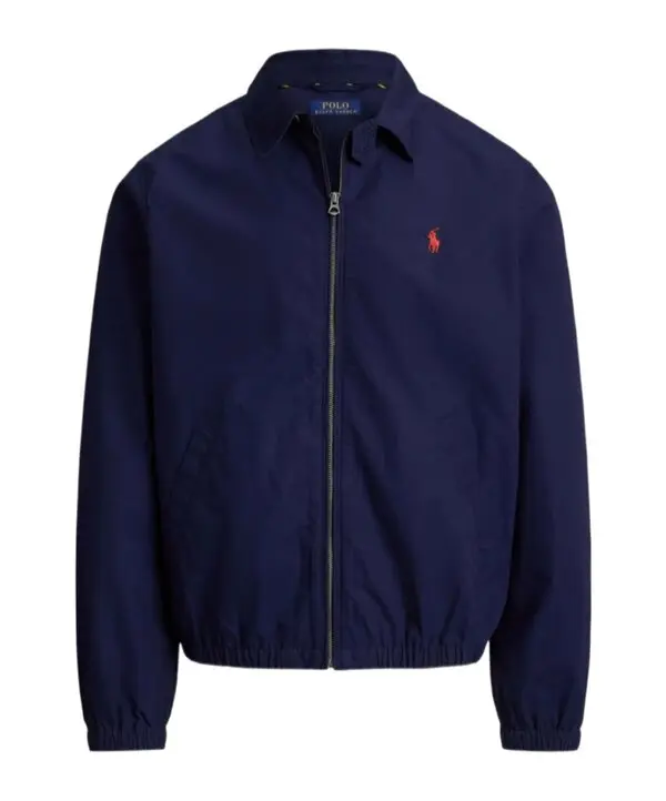 Polo Ralph Lauren Zip-up Jacket With Classic Collar - Navy