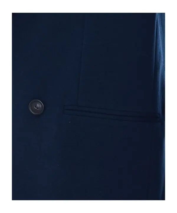 CIRCOLO 1901 Double-breasted Blazer With Cut-out Collar - Black