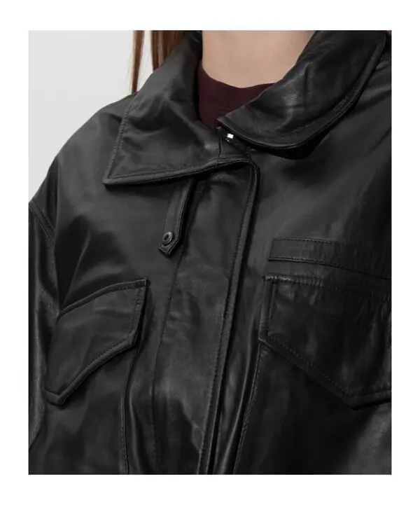 ALLSAINTS Clay Leather Jacket - Black