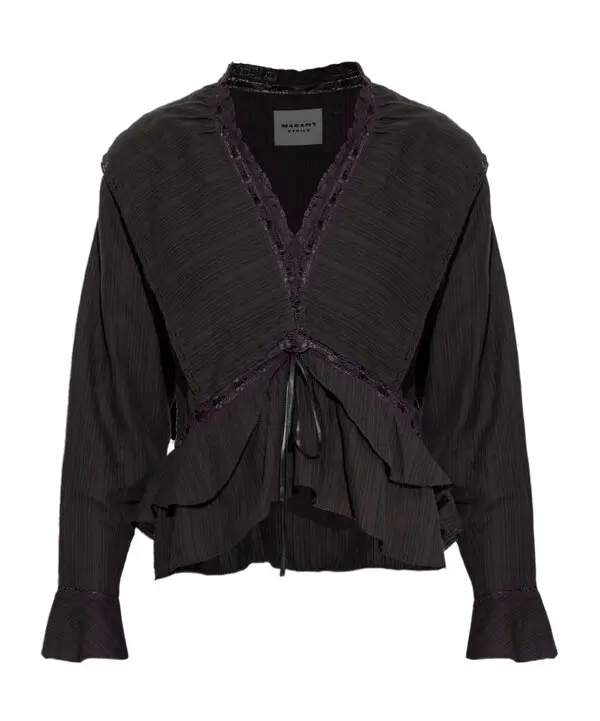 Isabel Marant Étoile Long Sleeved Ruffled Blouse
