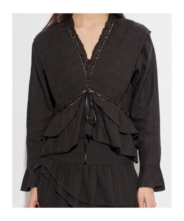 Isabel Marant Étoile Long Sleeved Ruffled Blouse