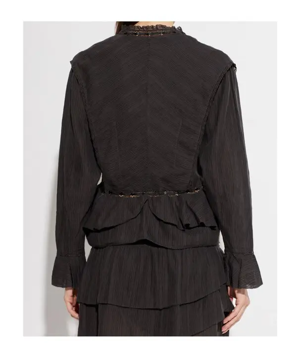 Isabel Marant Étoile Long Sleeved Ruffled Blouse