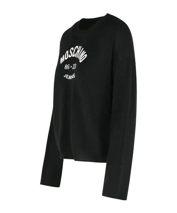 Moschino Embroidered Knitted Sweater