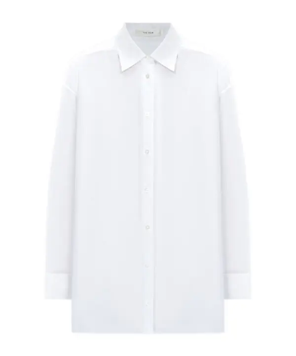 THE ROW Long-sleeved Shirt With Classic Collar - White