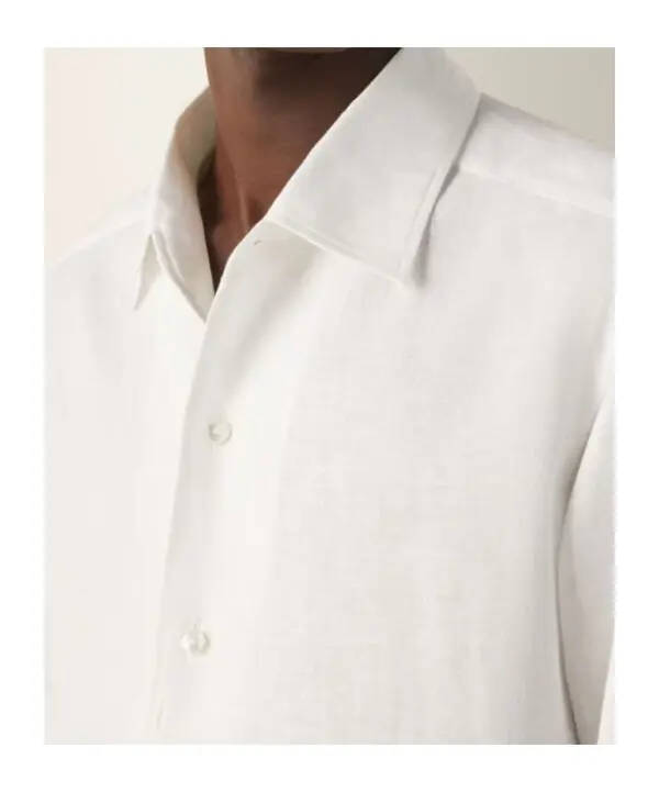 Zegna Long-sleeve Button-up Shirt - White