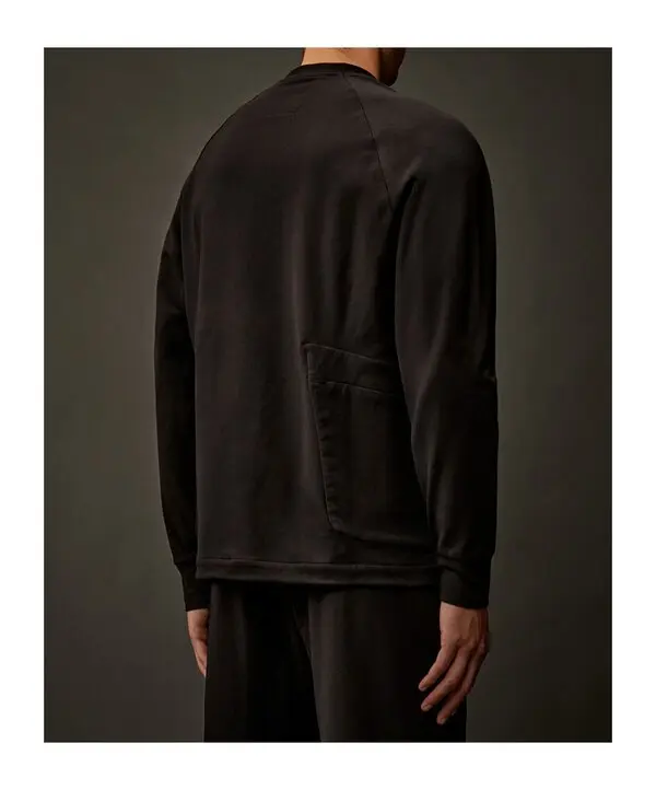 C.P. COMPANY Crewneck Sweatshirt With Raglan Sleeves And Zip Pockets