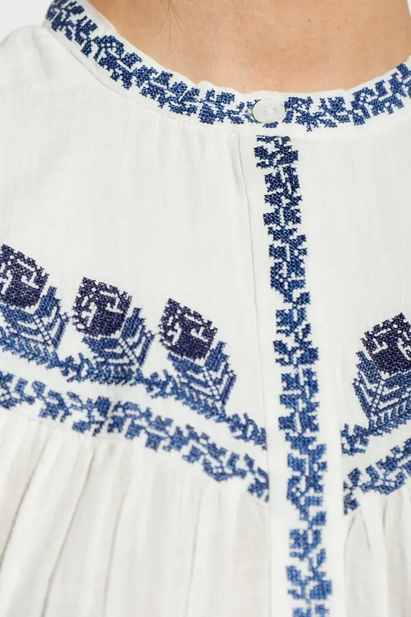 Isabel Marant Étoile Juline Embroidered Top