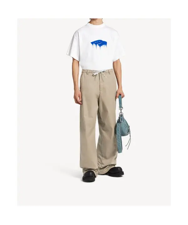 Balenciaga Wet Brush Oversized T-shirt - White