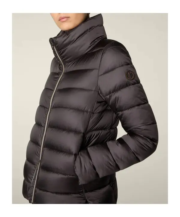 SAVE THE DUCK Stand Collar Quilted Cotton-padded Jacket