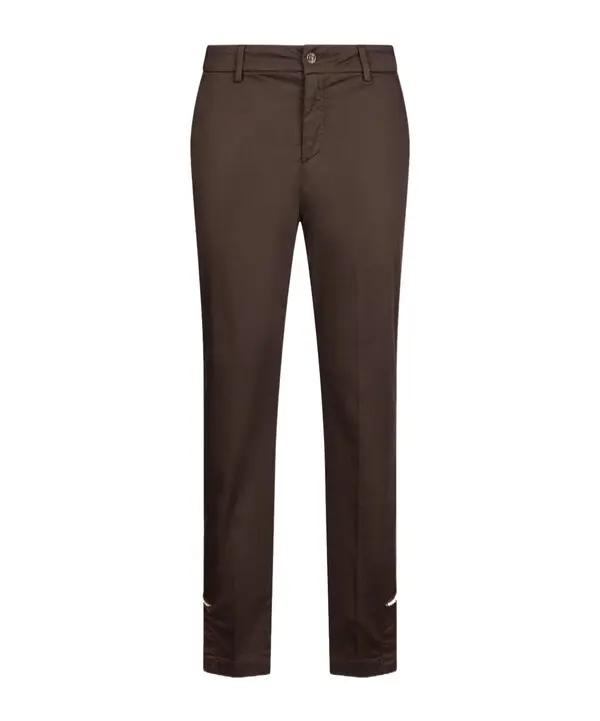 Liu Jo Embellishment Trousers - Dark Brown