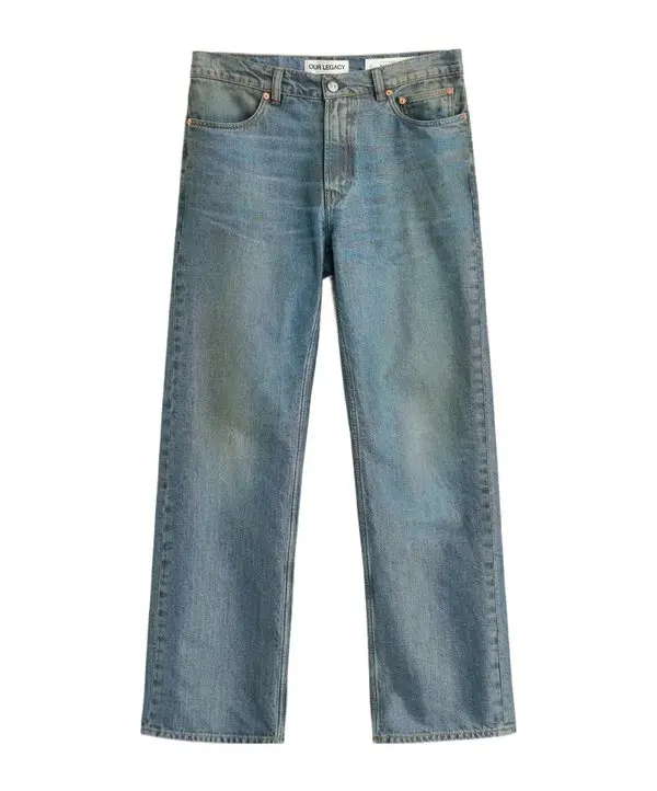 Our Legacy Carlson Straight-leg Jeans - Gray