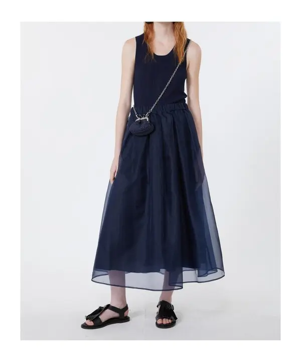 Max Mara Visino Pleated Skirt - Black