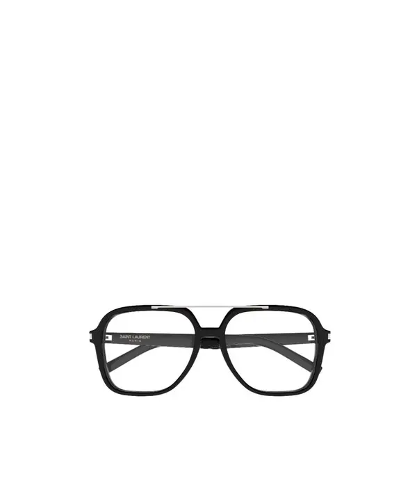 Saint Laurent Square Frame Glasses - Black