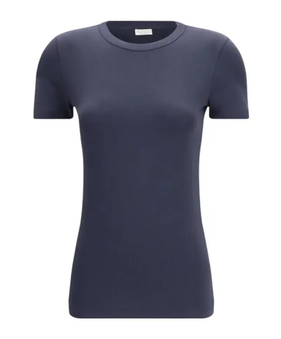 Brunello Cucinelli Crew Neck Short Sleeve T-shirt